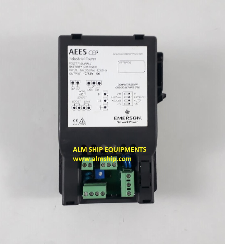 Emerson AEES CEP Power Supply & Battery Charger | ALM SHIP EQUIPMENTS